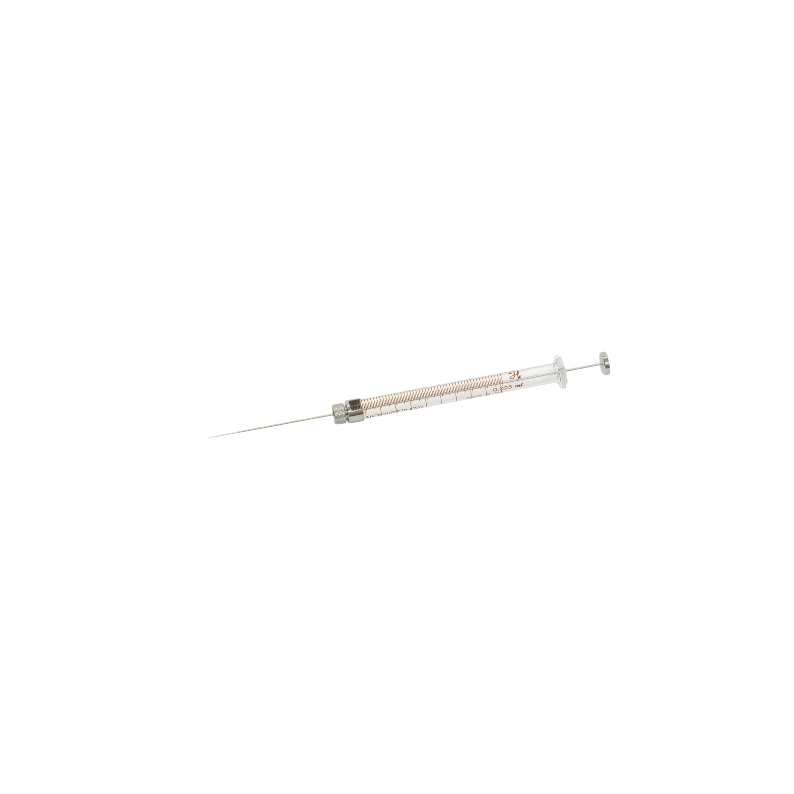 Microliter (700 series) syringe with removable sharp needle