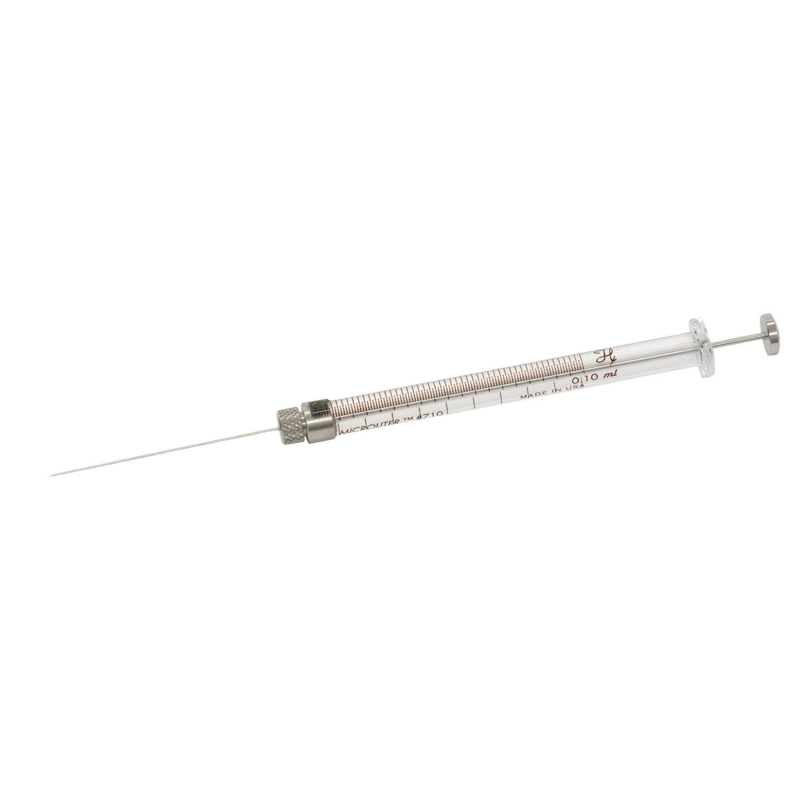 Microliter (700 series) syringe with removable sharp needle